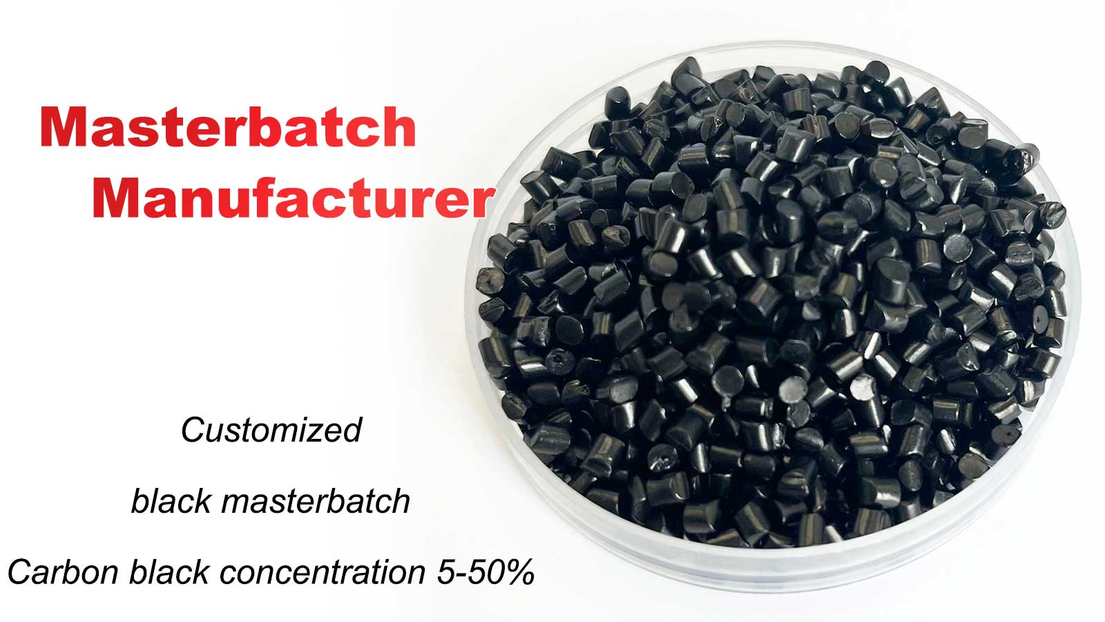 Deep and uniform, the perfect choice for black plastic bags - high-quality black masterbatch ...